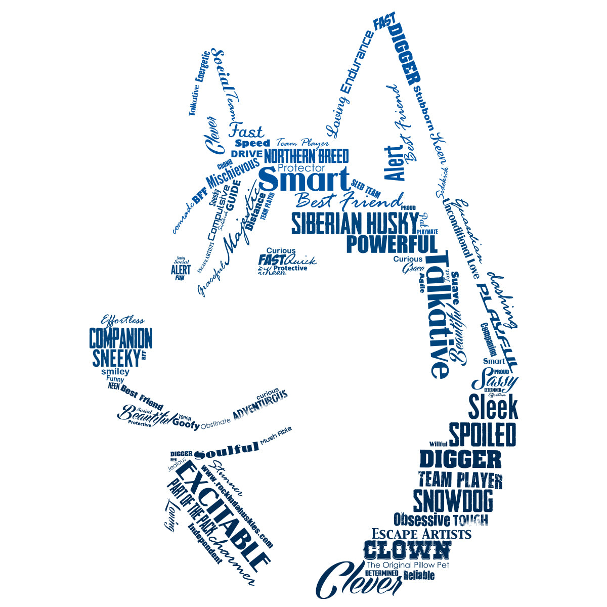 Husky Words – Rockin Da Dogs