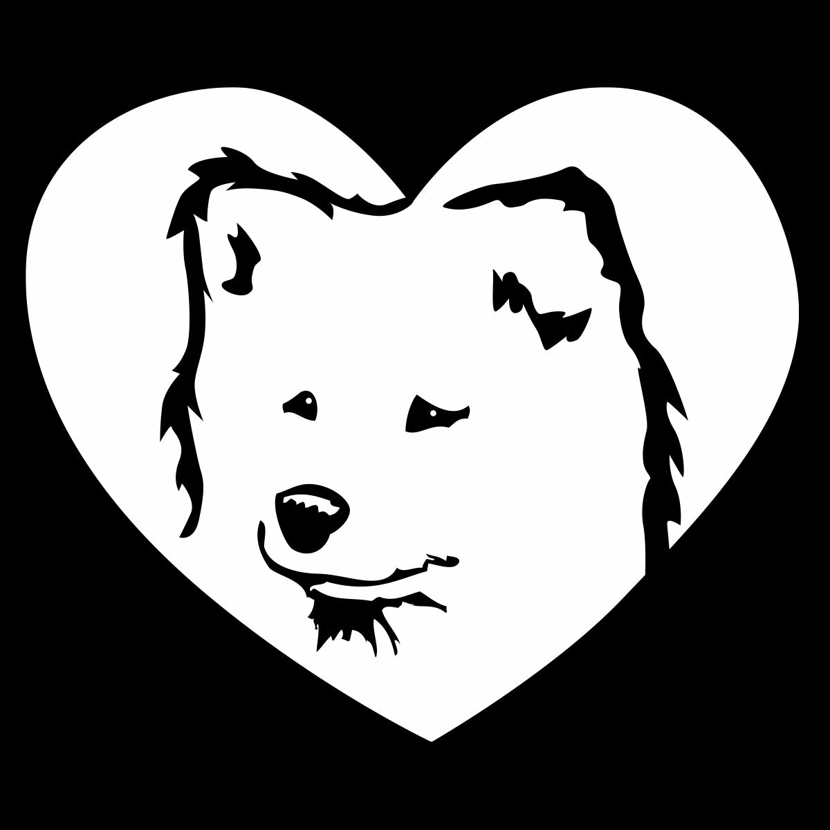 Samoyed Heart – Rockin Da Dogs
